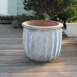 Ancient Fluted Planter Pot